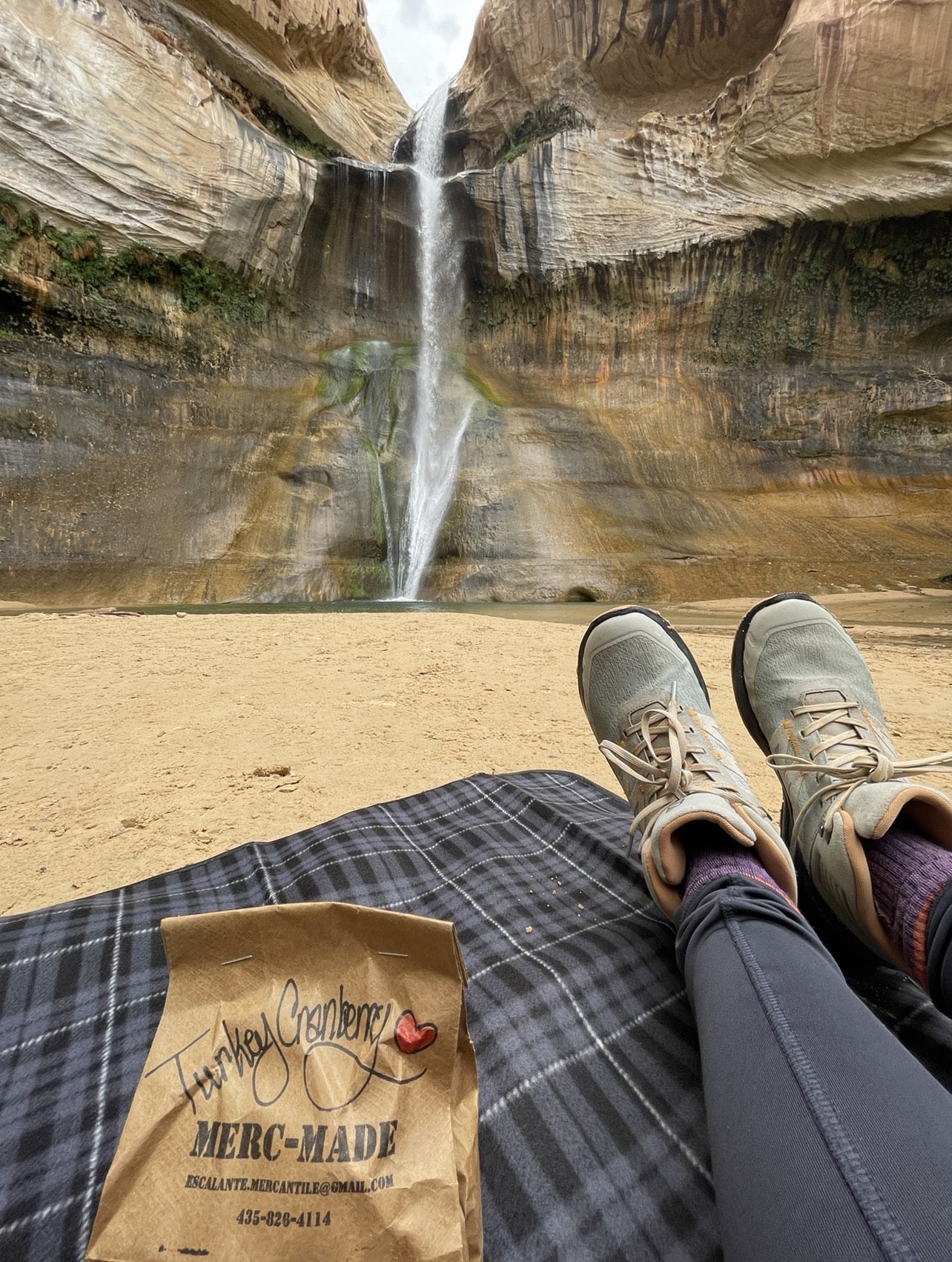 Hiking to a Waterfall in Grand Staircase Escalante National Monument ...